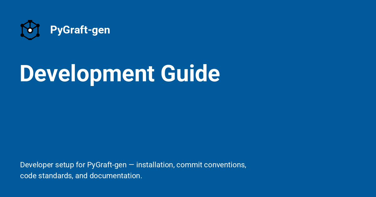 Development Guide - PyGraft-gen